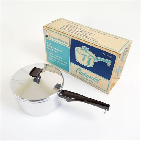 Vintage 1960s West Bend Continental Cookware 2 Qt Saucepan