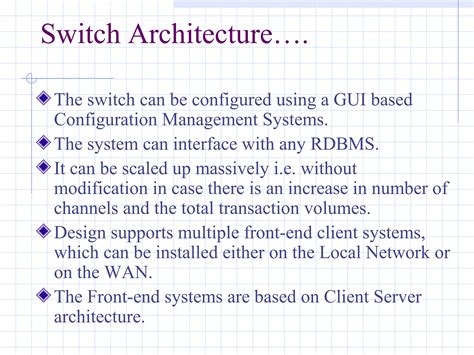 Atm Switch Ppt Operating Systems Computer Software And Applications