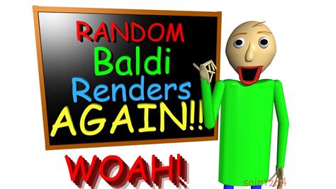 Random Baldi Renders Again Youtube
