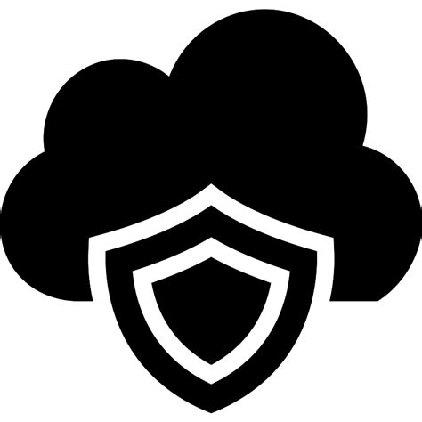 Cloud Computing Shield Vector SVG Icon SVG Repo