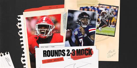 Three Nfl Mock Draft Rounds