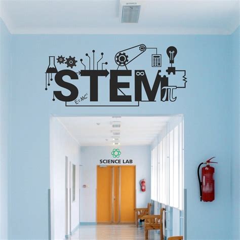 Stem Classroom Wall Decal Wall Decal Art Decor For Your Stem School Or Classrooms