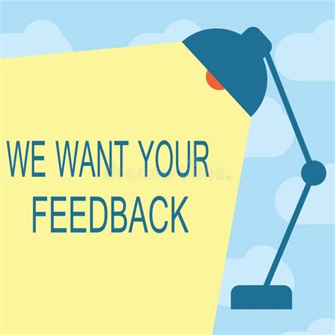 Text Sign Showing We Want Your Feedback Conceptual Photo To Improve Performance Or Product