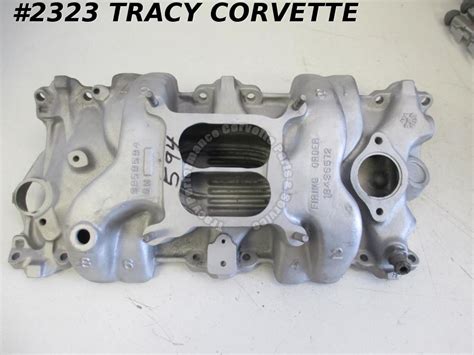 1971 1972 Corvette Used 3959594 Sbc Aluminum Intake Manifold Tracy