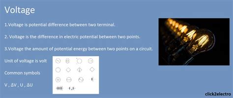 Define Potential Difference Between Two Points In An Electric Circuit