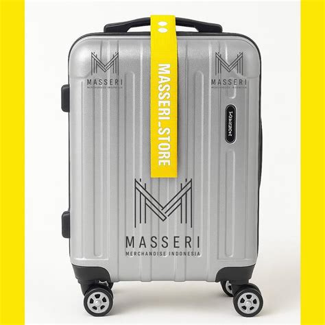 Promo Masseri Baggage Tag Gantungan Tas Koper Custom Nama Agar