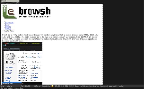 browsh running in vterm in emacs r emacs