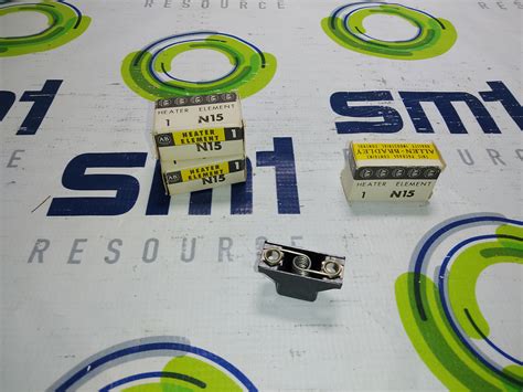 New Ab Overload Heater Element N15 For Sale At Smt Resource Equipment Llc