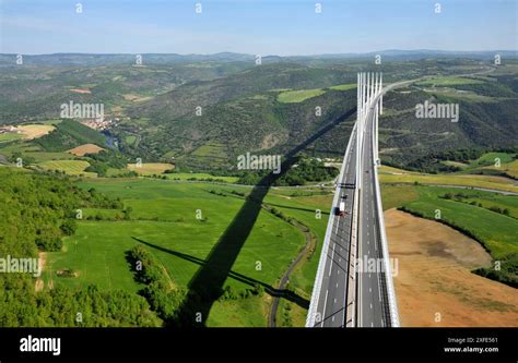 France Aveyron Millau The Millau Viaduct Designed By Architect