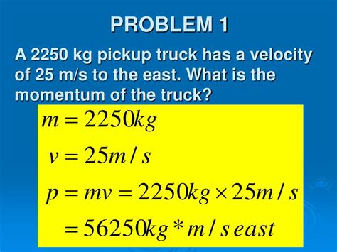 PPT Momentum And Collision Practice Problems And Answers PowerPoint Presentation ID