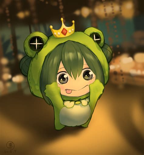 Frog Chibi Art Omeumarido Wallpaper