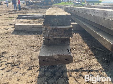 Wooden Bridge Stringer Beamsplanks Construction Bigiron