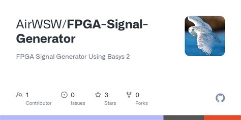 GitHub Airwsw FPGA Signal Generator FPGA Signal Generator Using Basys 2