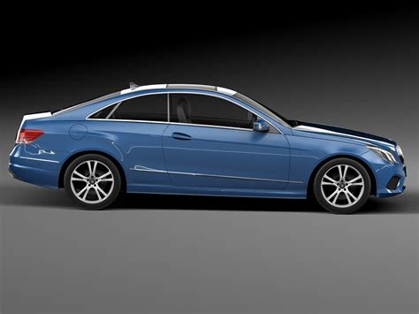 Mercedes Benz E Class Coupe 2015 3d Model Cgtrader