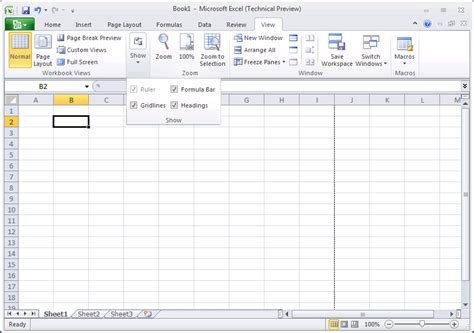 First Glimpse Of Ms Office 2010 Excel 2010