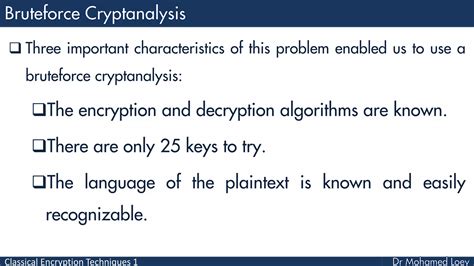 Computer Security Lecture 2 Classical Encryption Techniques 1 Pdf