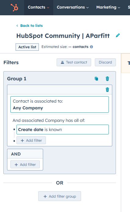Solved Hubspot Community Create A List Of Contacts Without An Associated Company Hubspot