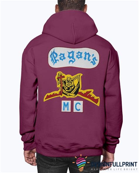 Motorcycle Rider Ts Pagans Motorcycle Club Support Hoodie