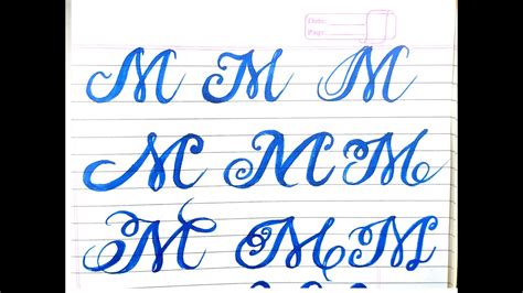 Fancy M Font