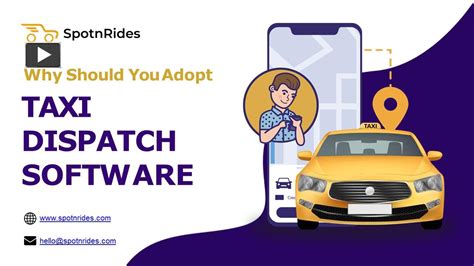 Ppt Spotnrides Taxi Dispatch Software Powerpoint Presentation Free
