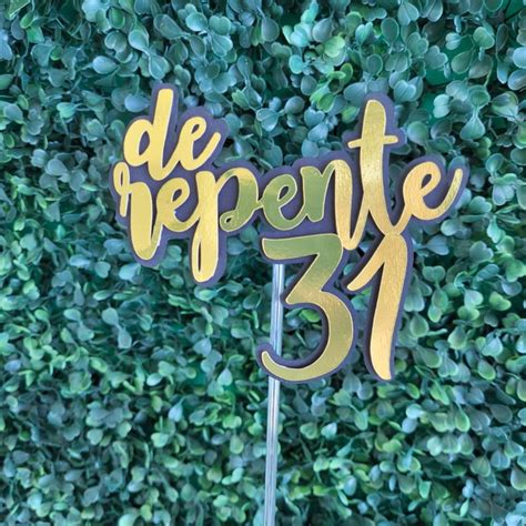 Topo De Bolo De Repente 30 Elo7 Produtos Especiais