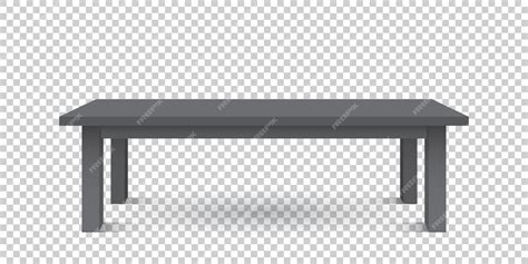 Premium Vector | Vector 3d table for object presentation Empty black top table on isolated ...