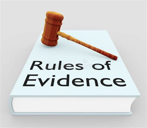 Rules Of Evidence Concept Stock Illustration Illustration Of Truth