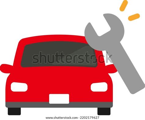 Car Spanner Isolated Vector Illustration Stock Vector Royalty Free