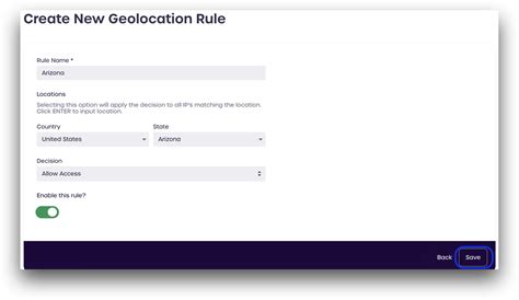 Geolocation Authentication Rules Kosmos Product Documentation
