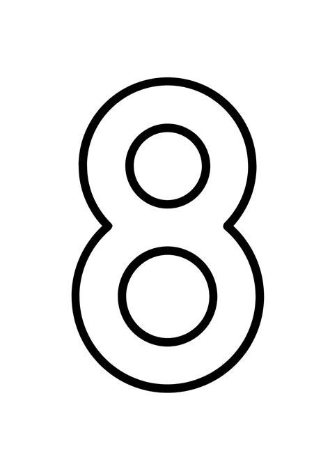 Large Numbers For Classroom Big Number Templates Printable Block