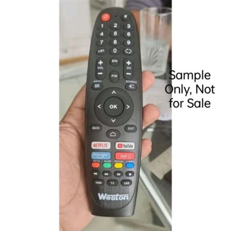 Weston Remote Replacement For Weston Smart Tv Remote Shopee Philippines