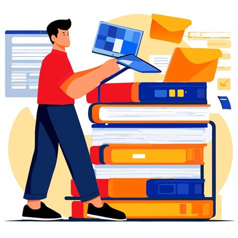 The Backlog Of Marketing Tasks Vector Illustration Premium Ai Generated Vector