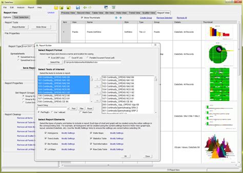 Dataview Screenshots Test Spectrum