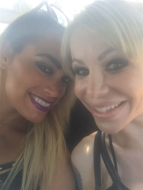 Trish Stratus Selfie Velvet Sky And Angelina Love Michele Mccool