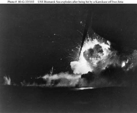 Uss Bismarck Sea Cve 95 The Last Aircraft Carrier Lost In Wwii Went