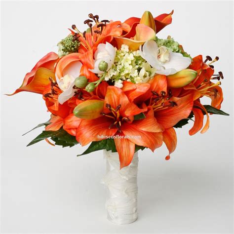 Tiger Lily Bouquet Wedding