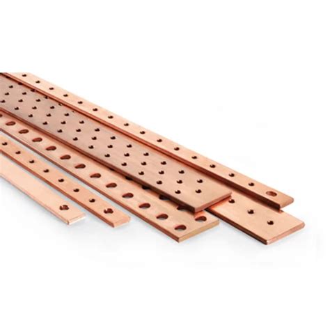Electrical Earth Busbar Bare Copper Bus Bar Copper Bus Bar And Bus Bar
