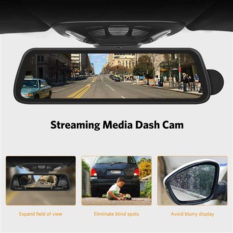 Mirror Dash Cam With Sony Imx Sensor Night Vision Dash Cameras Front