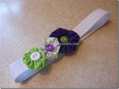 Crafty Cousins Fabric Yo Yo Flowers