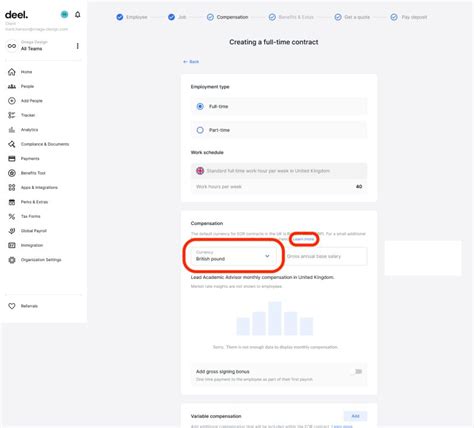 How To Create An Eor Employee Contract In A Non Local Currency Deel