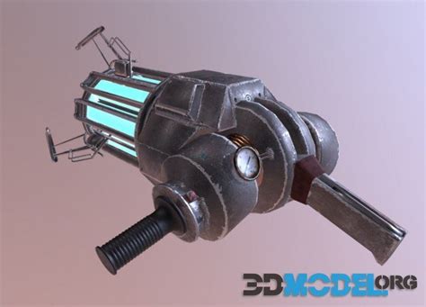3d Model Gravity Gun Pbr