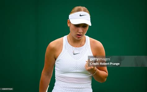 Anastasia Potapova In Action Against Celine Naef Of Switzerland In