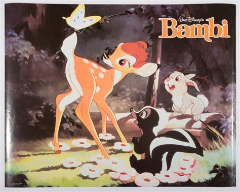 Bambi Thumper And Flower Promotional Poster C1980s Id
