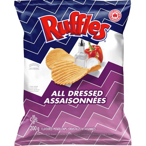 Ruffles All Dressed Potato Chips 200g Bold Flavor In Every Crunch