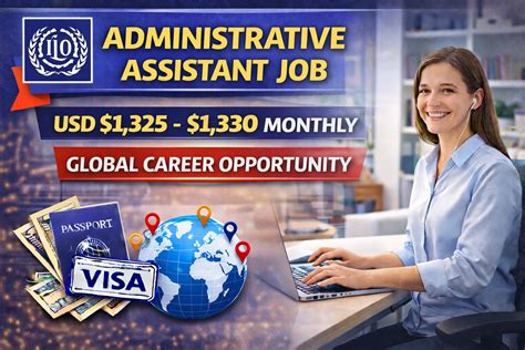 Ilo Administrative Assistant Job 2026 — Earn 1325 To 1330 Monthly