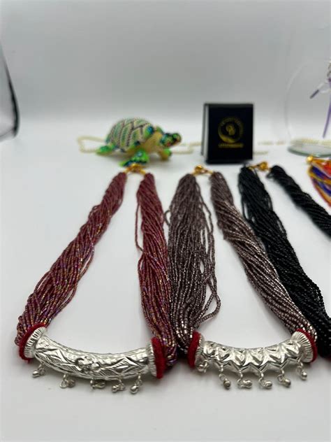 Small C Tilhari Necklace Traditional Nepali Silver Neckpiece