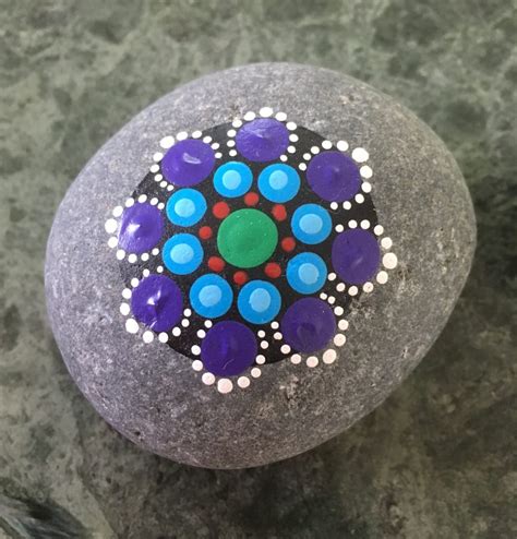 Mandala Rock Painting Workshop Example Melrose Public Library