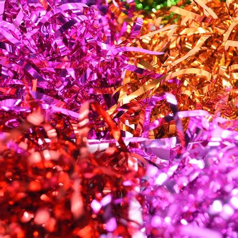 50g Paper Confetti Diy Foil Tissue Paper Raffia Shredded Crinkle Ts