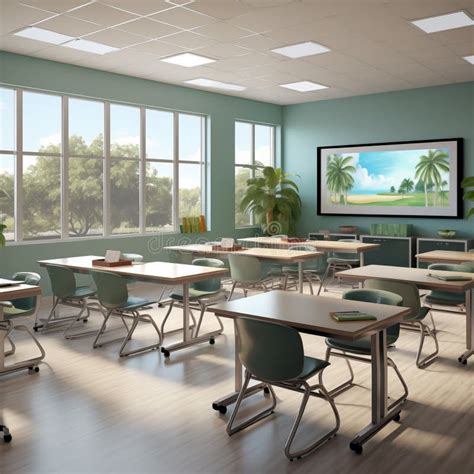 Ai Generated Classroom Stock Illustration Illustration Of Graphical 309123867