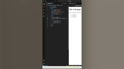 🚀 Vs Code Shortcut Tricks Code Faster With Emmet 💻🔥 Must Know Tips For Developers Youtube
